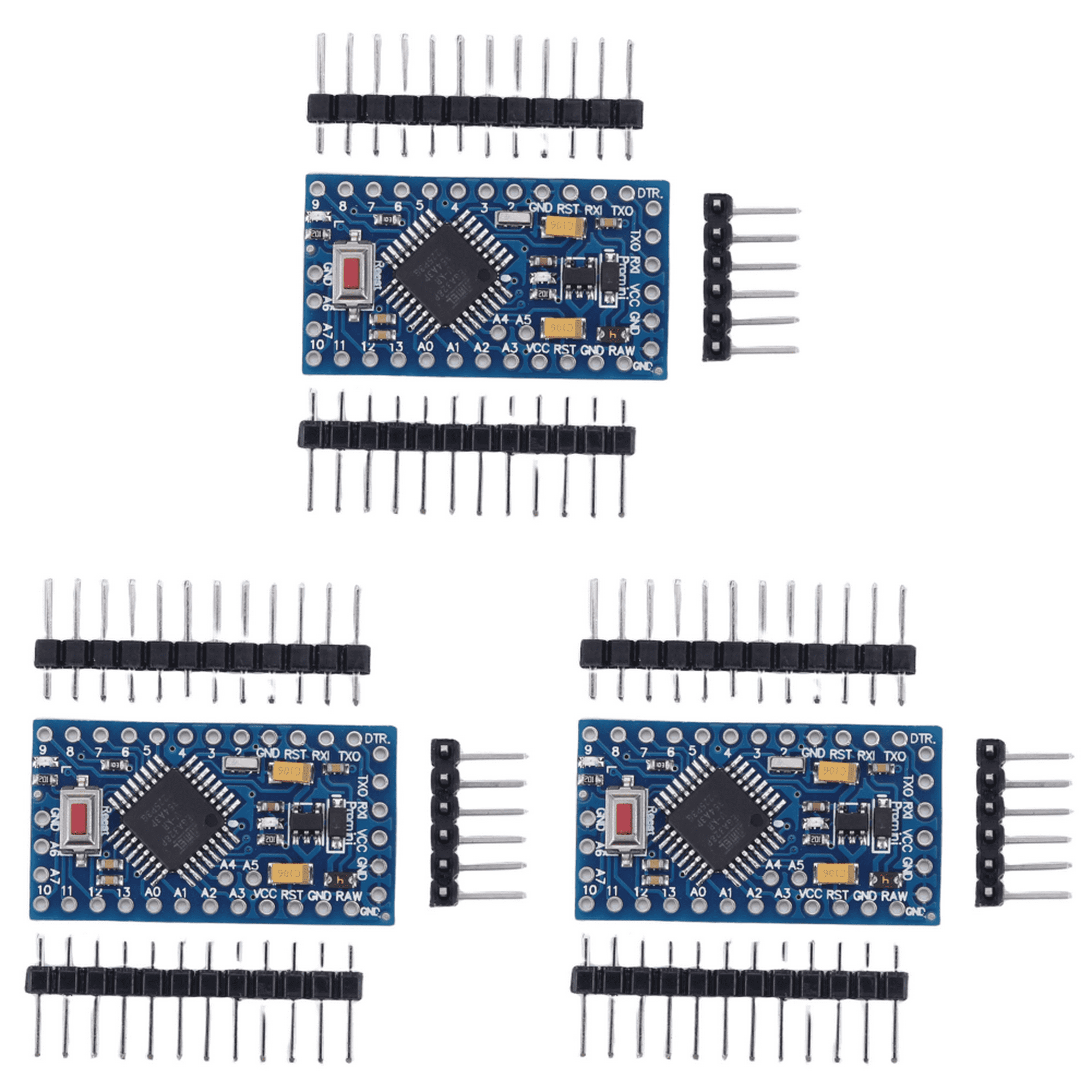 Pro Mini 328 ATMEGA328 Módulo 3.3V 8MHz ATMEGA328P Placa de desarrollo ...