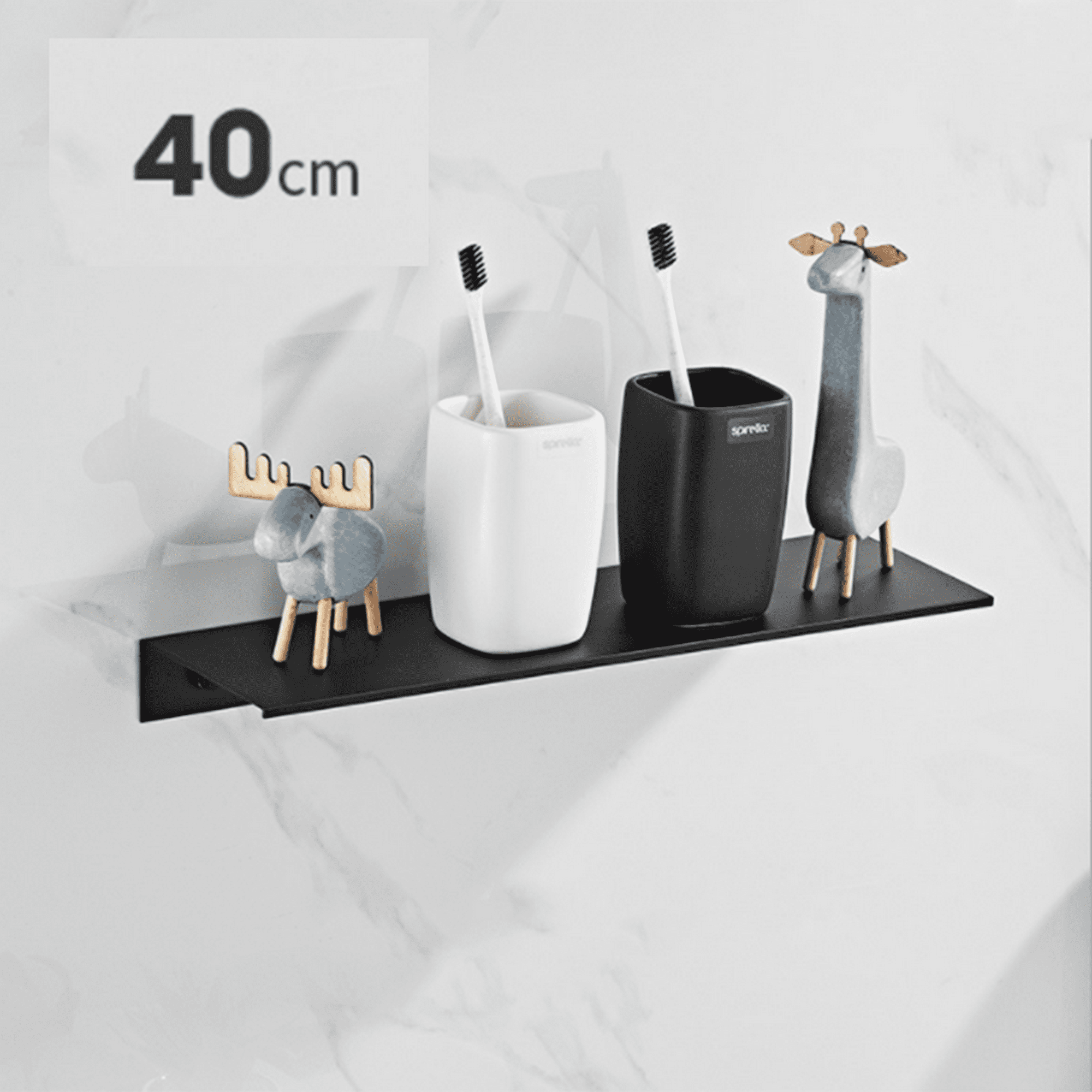 Inodoro sin perforación baño estante individual WC lavabo de pared ...