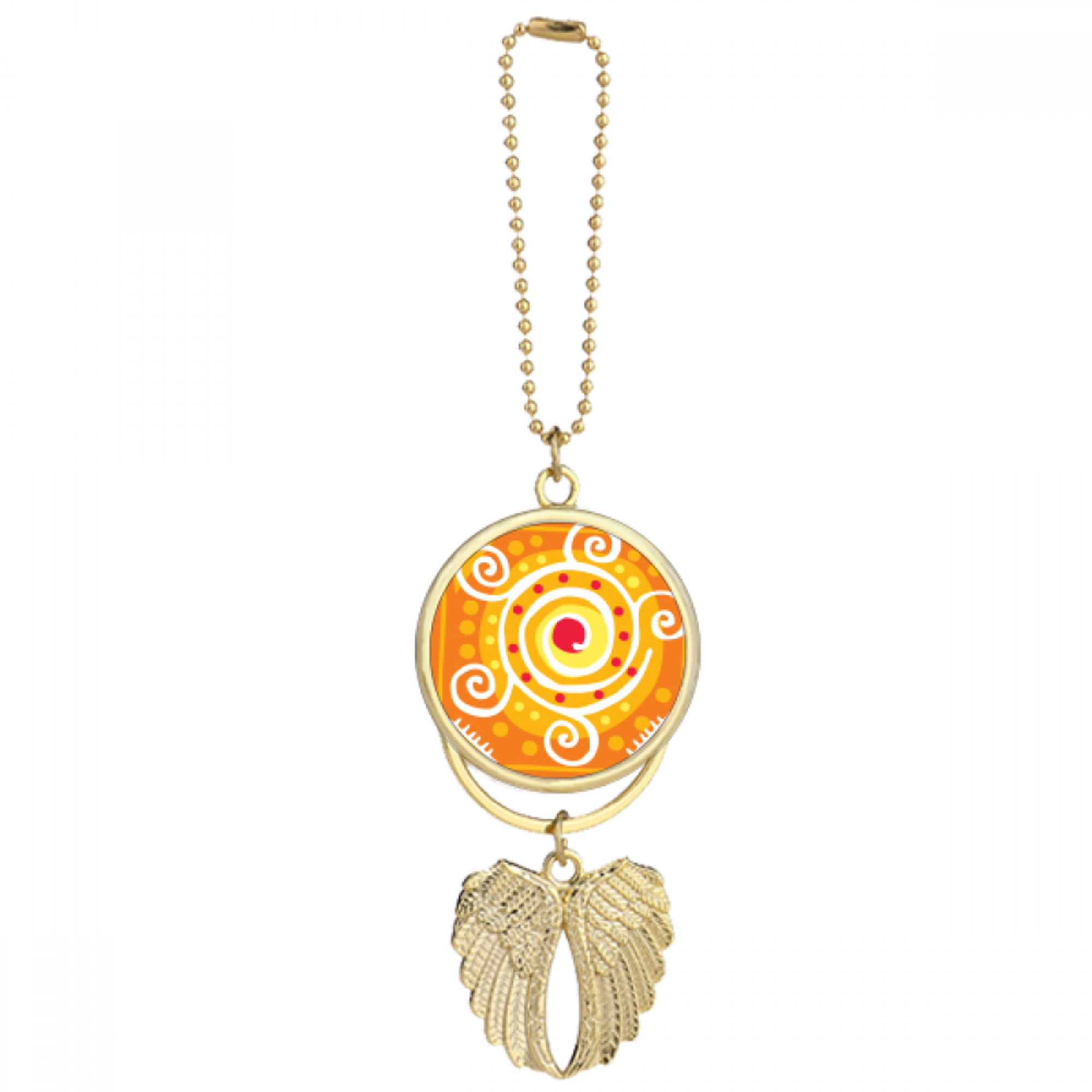 Orange volumen México totems antigua civilización dibujo Llavero para ...