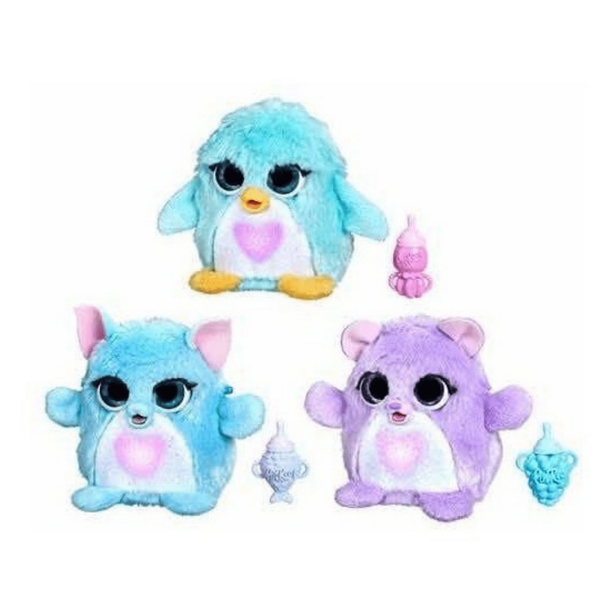 Set de 3 Fuzzalots Árticos con 25 sonidos y reacciones Fur Real ...