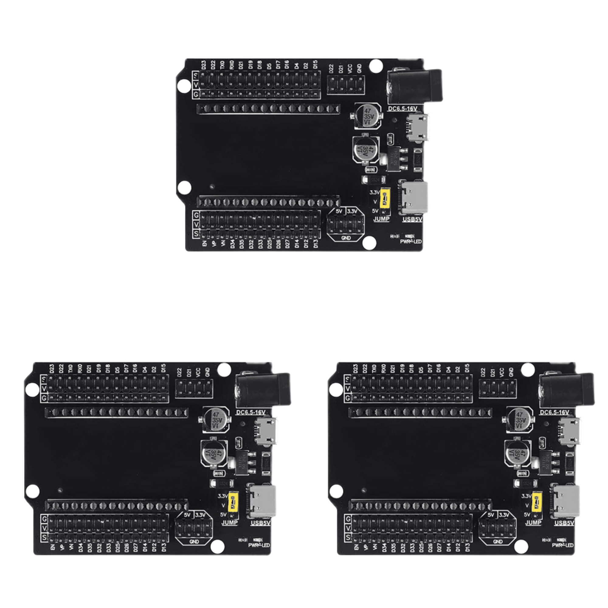 Placa de desarrollo de expansión ESP32, placa de distribución GPIO tipo ...