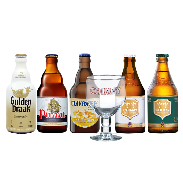 Cerveza con sabor extraordinario, Importada de Bélgic, Incluye 1 copa ...