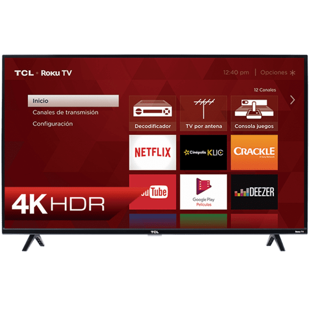 TV TCL 43 Pulgadas UHD / 4K Smart TV LED 43S425 | Bodega Aurrera en línea