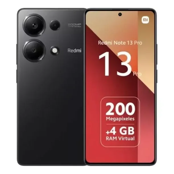 Smartphone Xiaomi Redmi Note 13 Pro Dual Sim 512GB 12Ram- Negro. | Walmart en línea