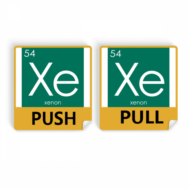 Quimica elementos periodo mesa gas raro xenon Xe Etiquetas engomadas de ...