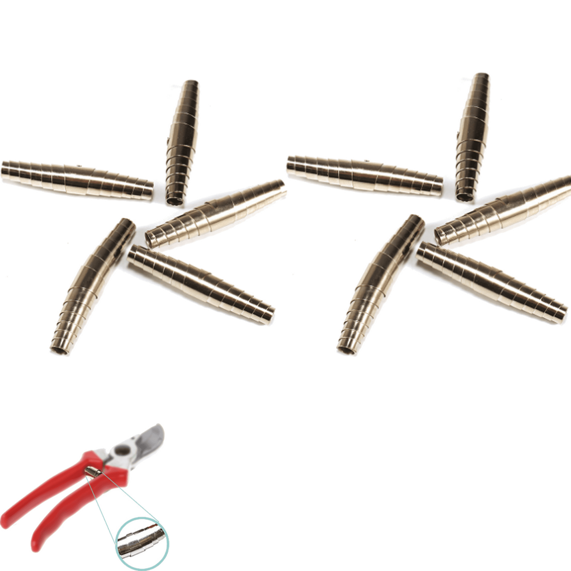 Resorte de voluta de repuesto, gusano de seda de acero inoxidable, resorte elástico, clip de ...