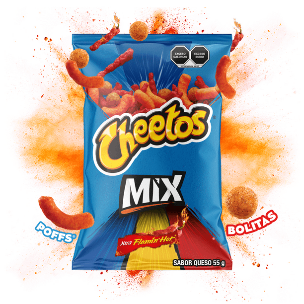 Botanas Sabritas Cheetos Mix 55 g || Bodega Aurrera Despensa a tu Casa