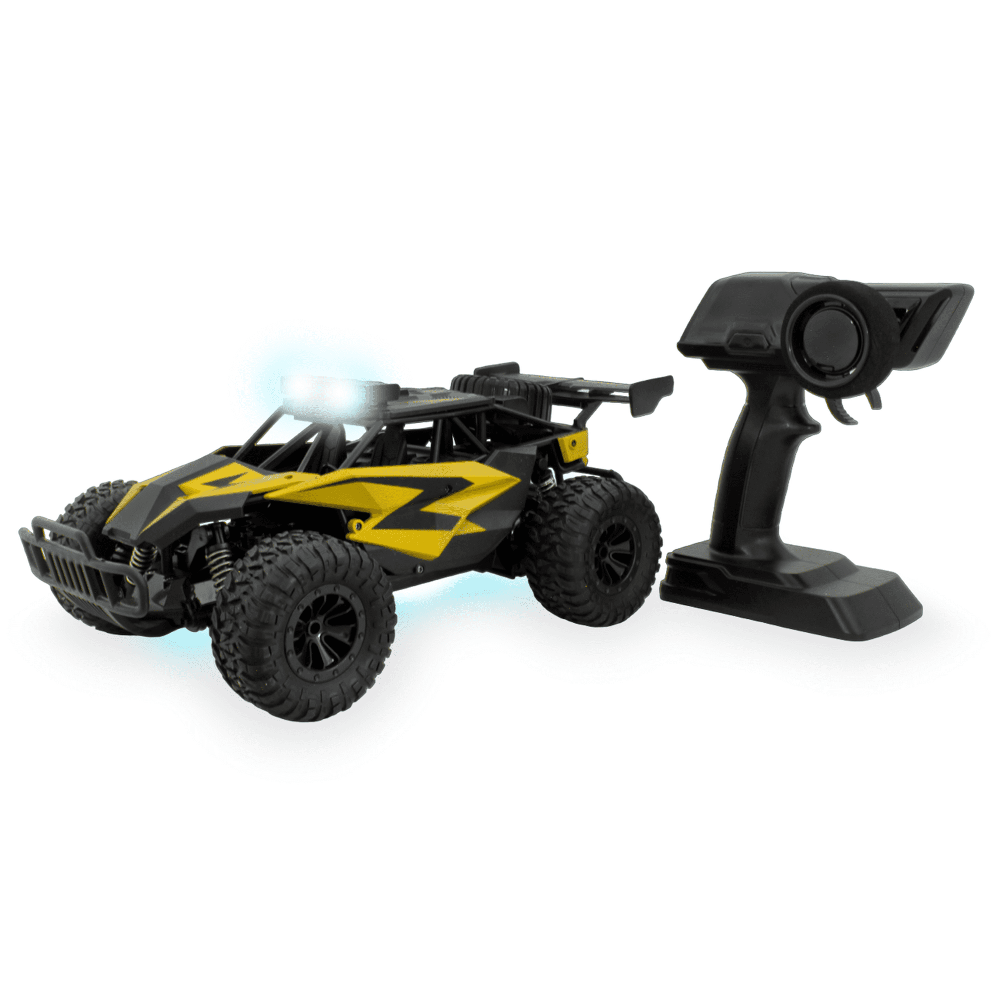 Carro Buggy Todo Terreno RC2.4 GHz con Luces LED Escala 1:14 amarillo ...