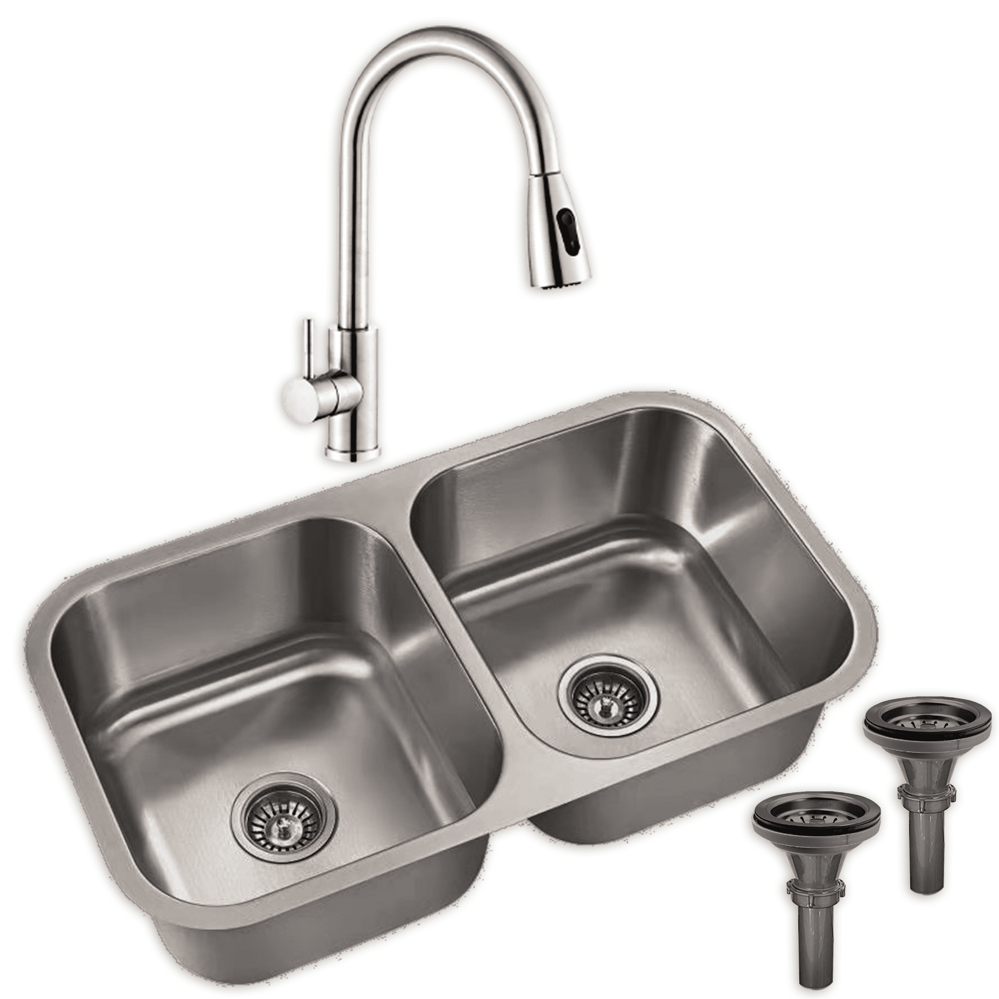 Cnx Tarja Doble Gris Para Cocina 2x Canastas, Mezcladora CNX Kit de ...