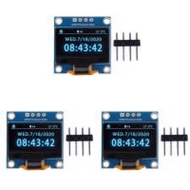 Módulo OLED 0.96 pulgadas 4 pines IIC 128x64 SSD1315 Unidad para ...