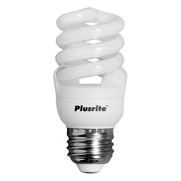 FOCO AHORRADOR PLUSRITE ESPIRAL 11W E26 T2 127V 6500K PLUSRITE FOCO ...