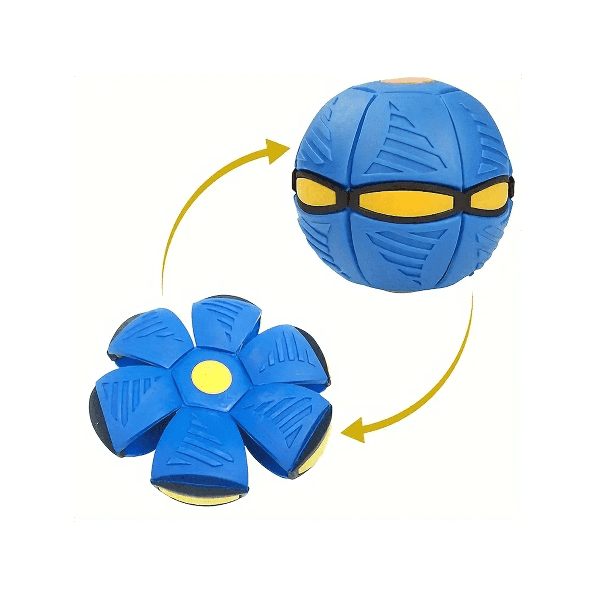 Bounce Ball, Elastic Step Ball Toy, UFO Transformation Ball, Inflatable ...