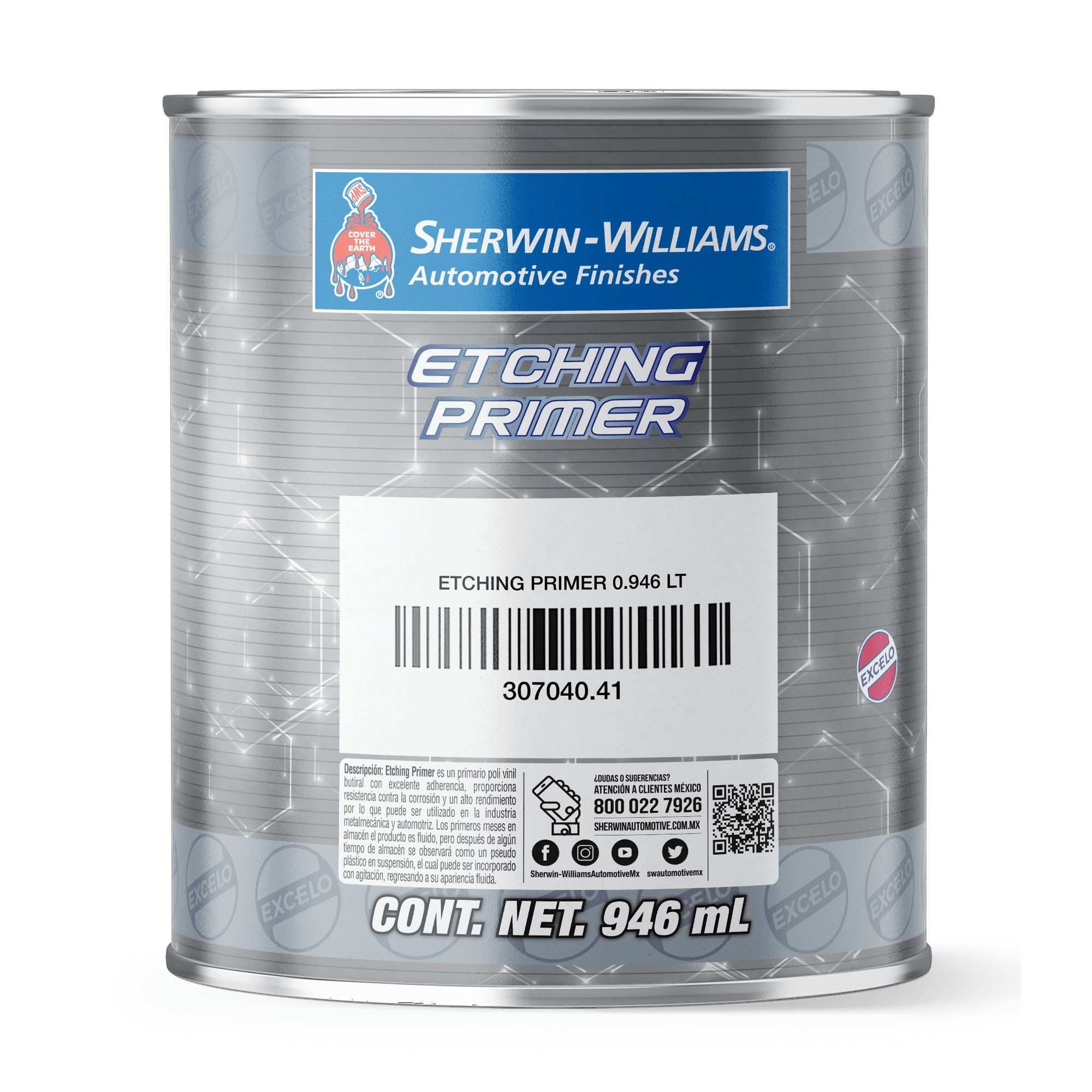 Etching Primer Sherwin Williams 0.946 Ml | Bodega Aurrera en línea