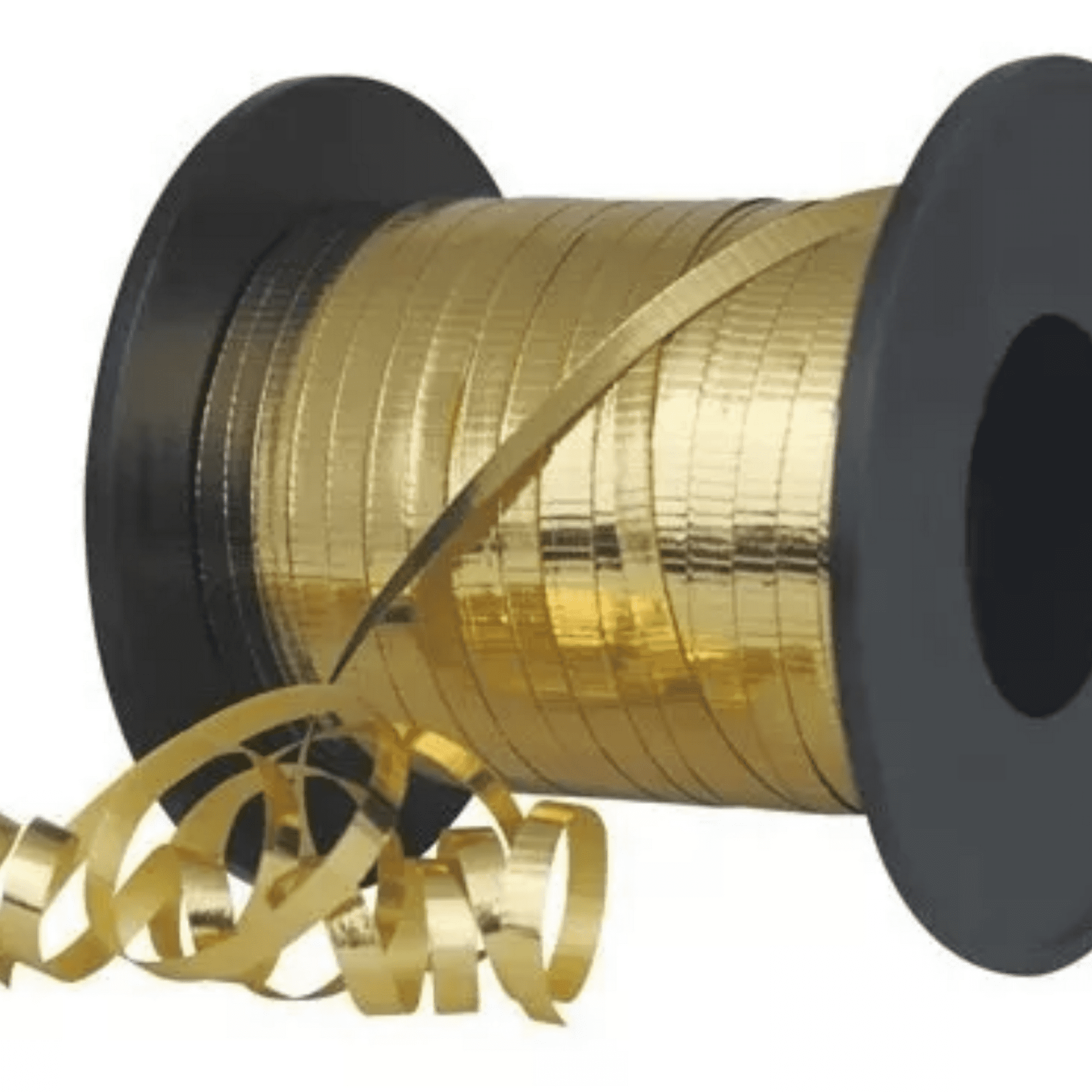 Liston Rulin Curly Curling Metalico Colores Deco 100m dorado | Walmart ...