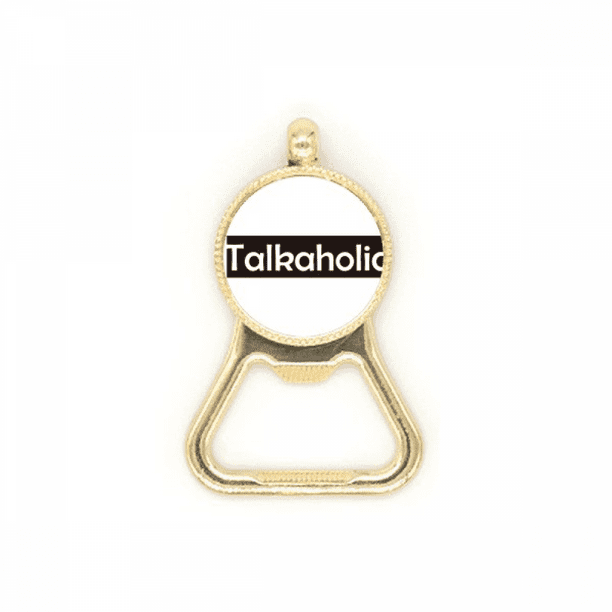 Elegante palabra talkaholic Botellas de cerveza, abrelatas de acero inoxidable. | Bodega Aurrera ...