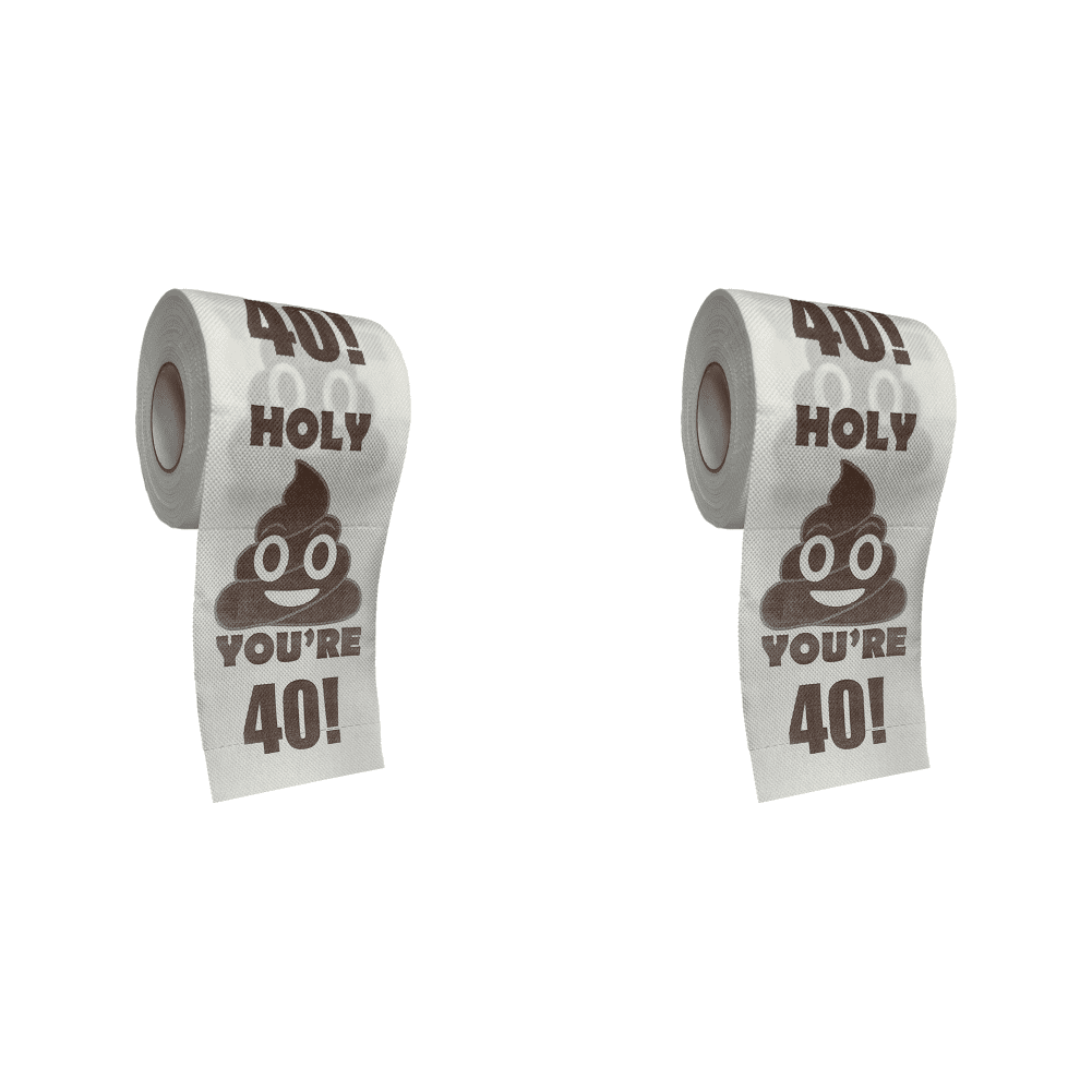 Roll Poop - Regalos de cumpleaños para inodoro impresos para mujeres y ...