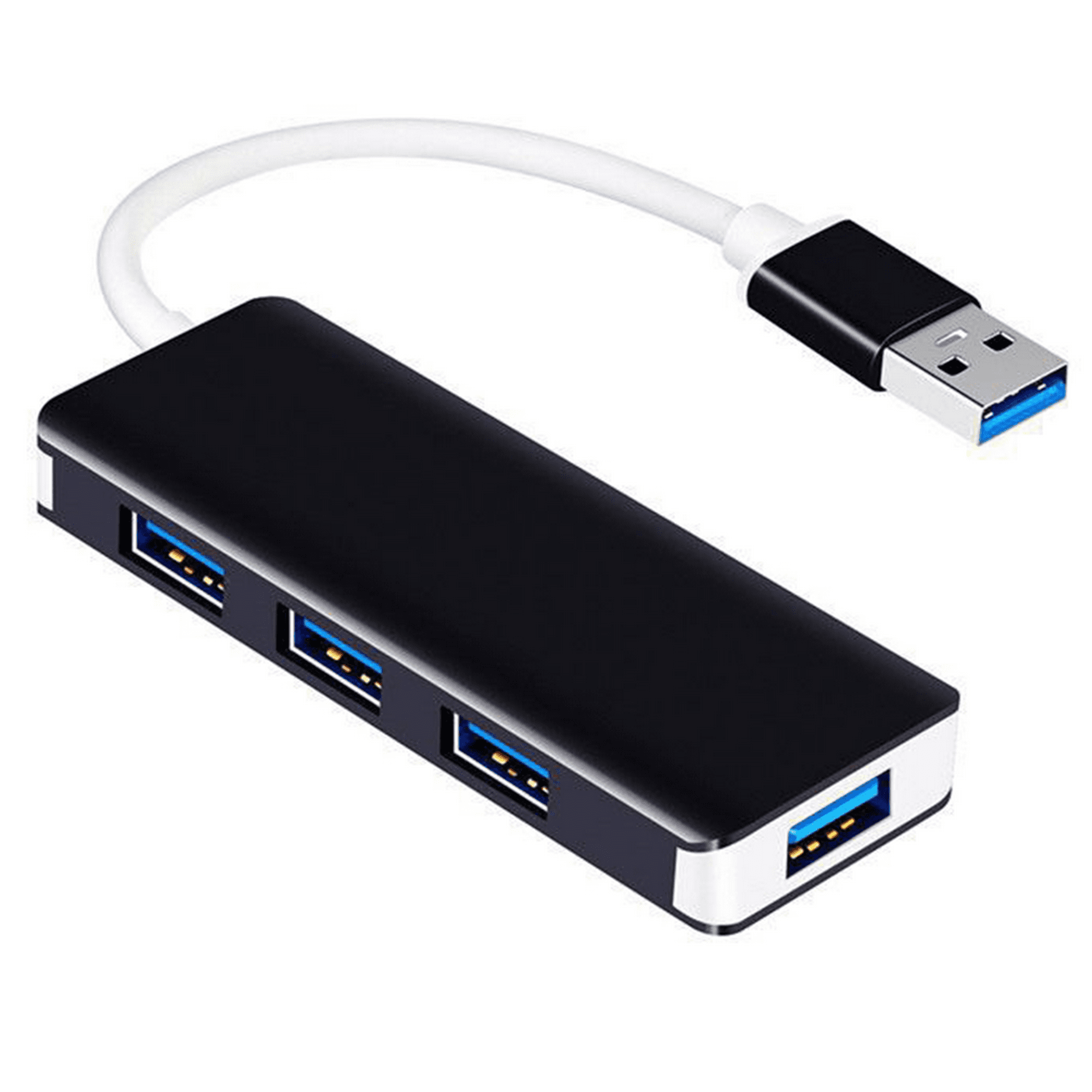 Hub USB 3.0 de 4 puertos ultradelgado extra ligero de aluminio Hub USB ...