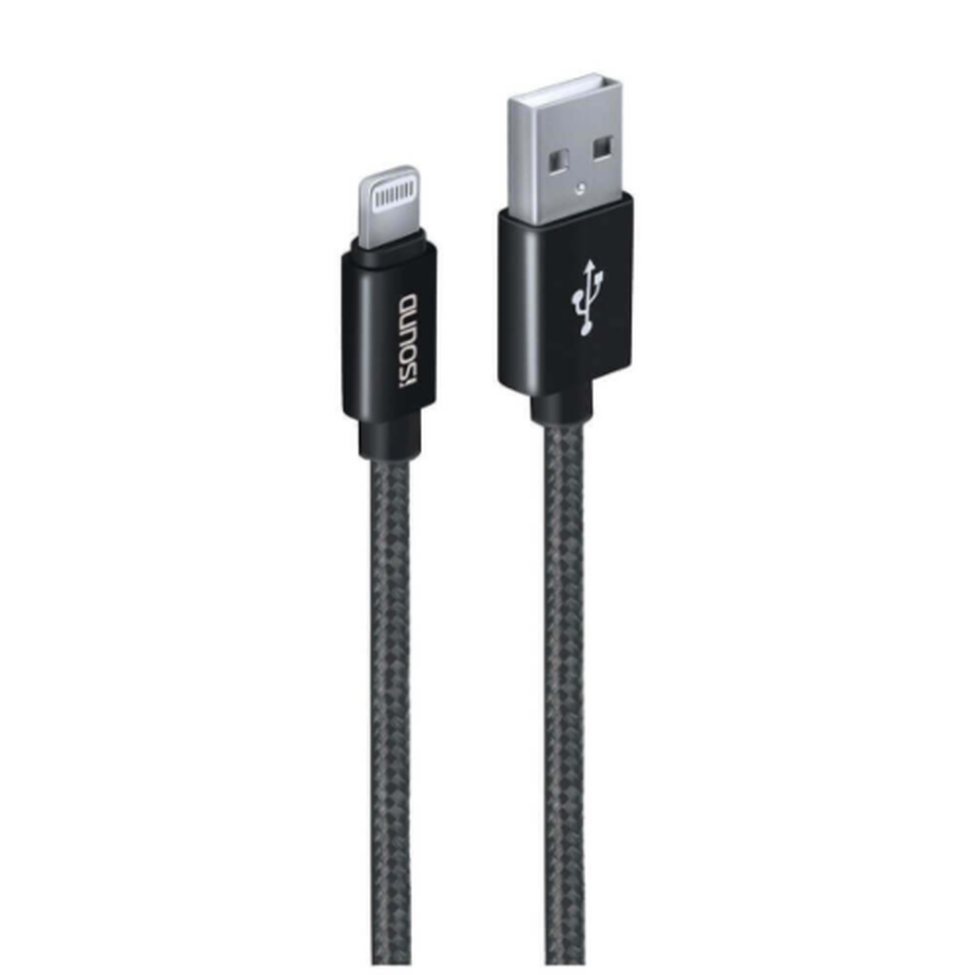 Cable Lightning a USB de 3m Modelo Sync & Charge - iSound negro ...