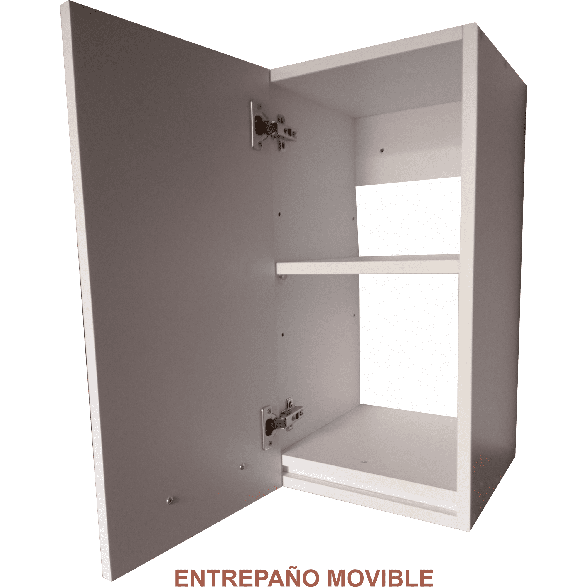 Alacena para Cocina 1 puerta Izquierda, Blanca 30x30x60 Doble Base ...