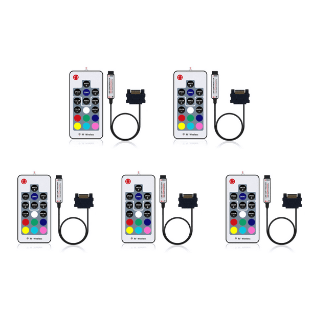 12V SATA RGB Controller RF Remote Controler para PC Case LED Strip ...