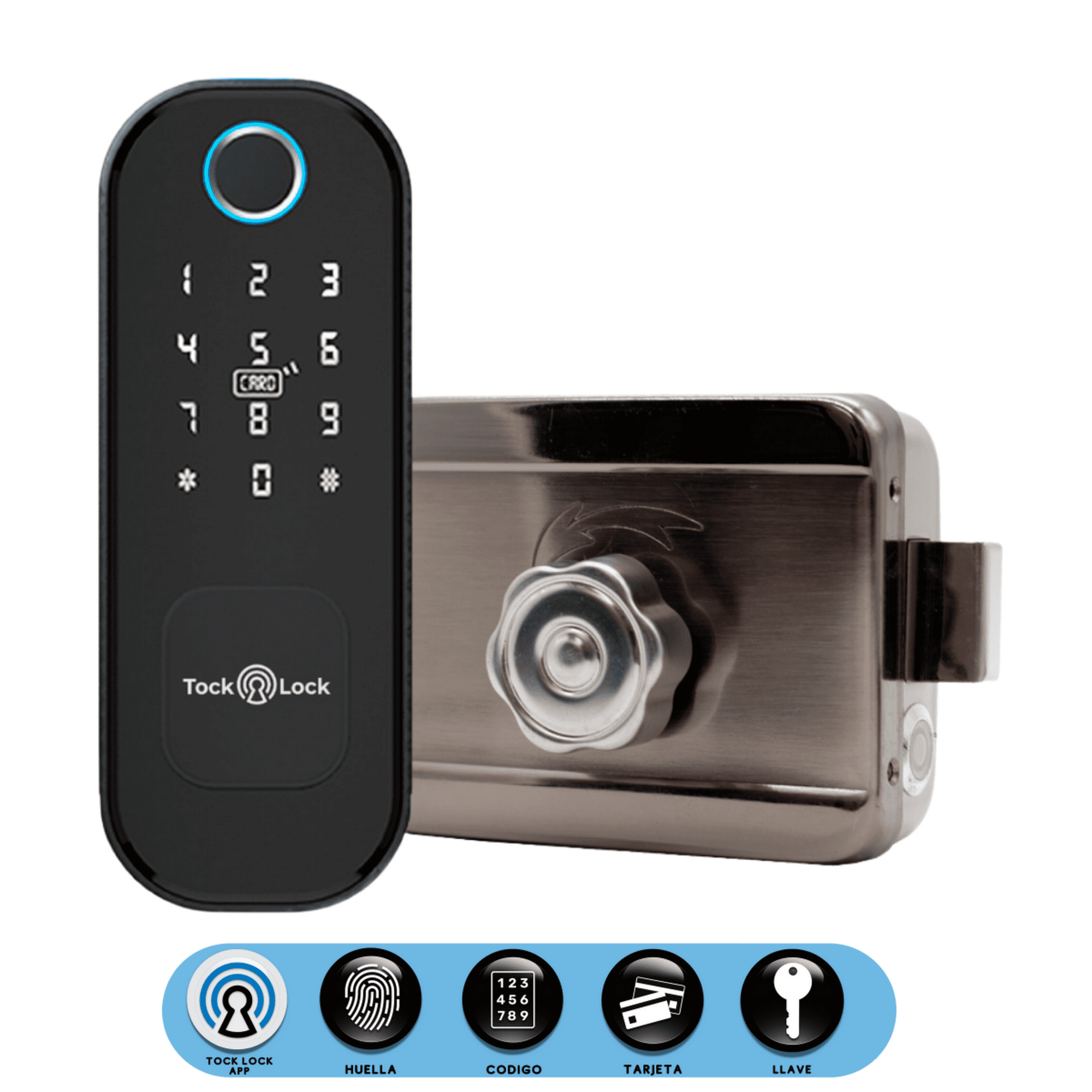 Cerradura Inteligente Chapa Digital Con Huella y App Móvil TLX06 TL - Tock Lock Tock Lock Tock ...