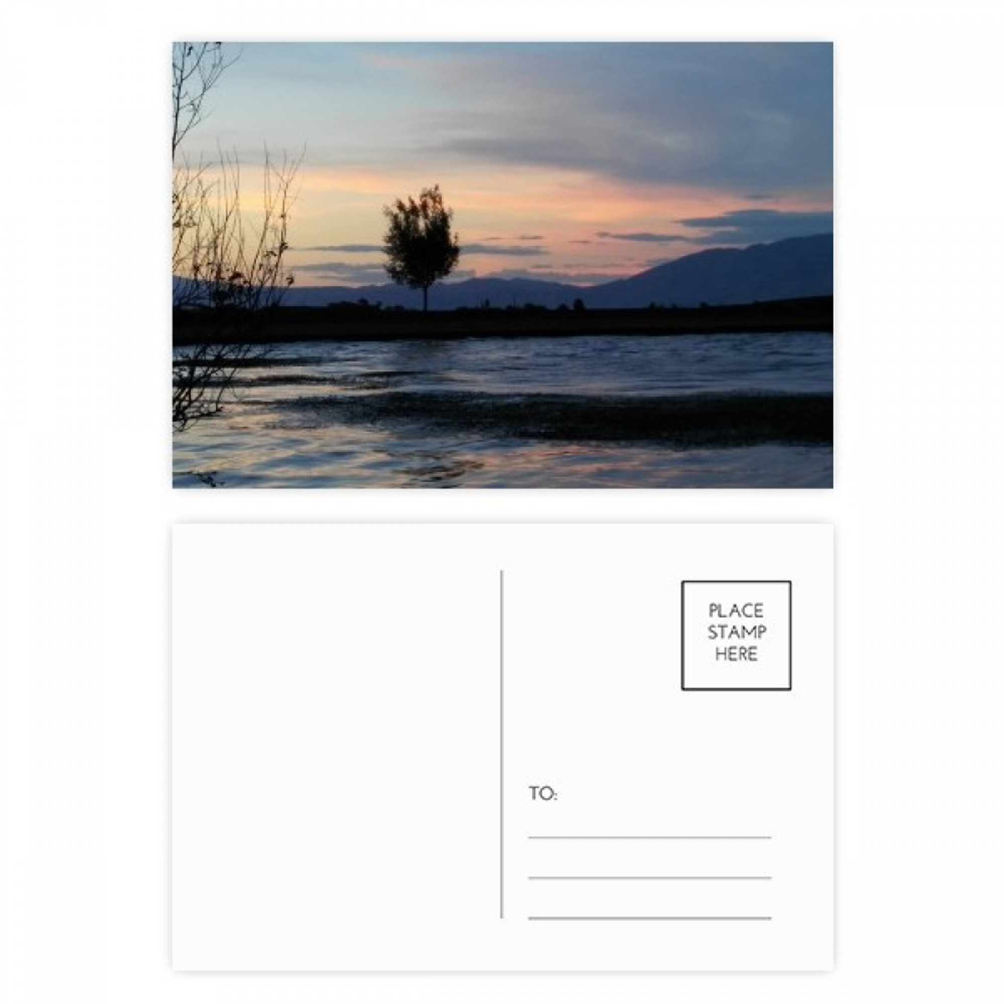 Sunset Beach Photography Set cumpleaños gracias tarjeta postal correo ...