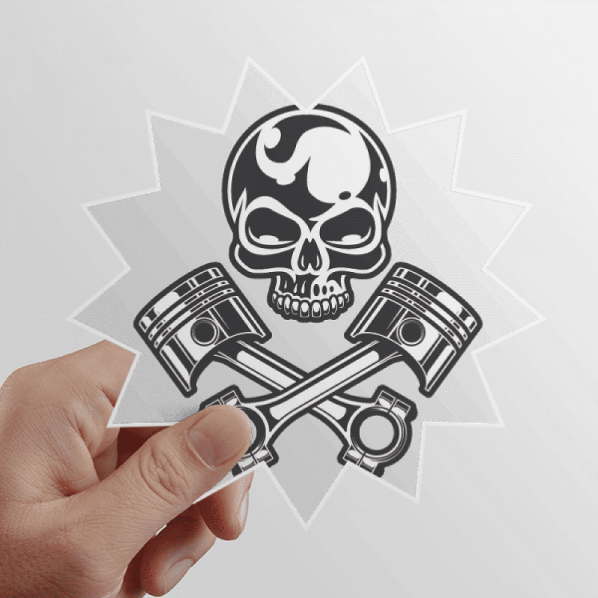 Luces esqueleto patron Motorcycle goggles Calcomanías solares de vinilo ...