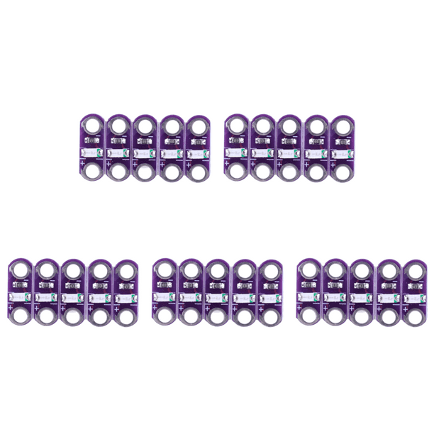 Módulo de luz LED Lilypad Color para Arduino Amarillo 5 piezas | Bodega ...