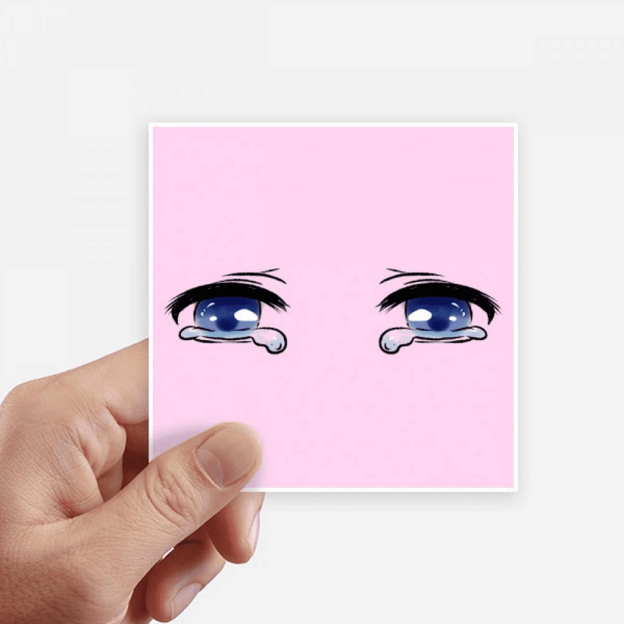 Llorar Adhesivo Cuadrado Impermeable Adhesivo Papel Tapiz Calcomanía ...