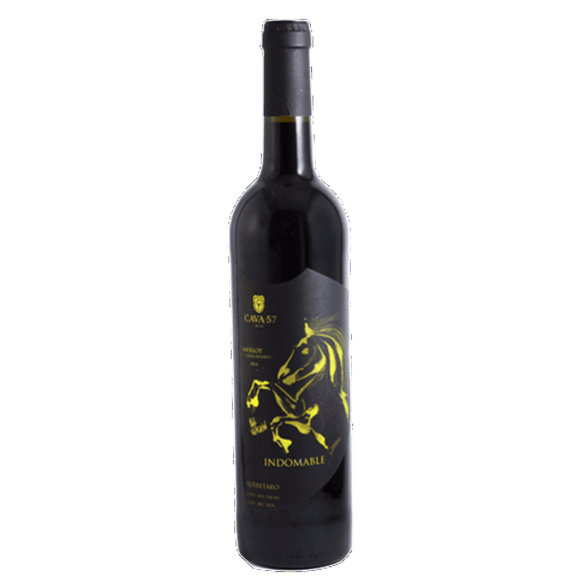 Vino Tinto Cava 57 Indomable Merlot Gran Reserva 750 ml Vid Mexicana ...