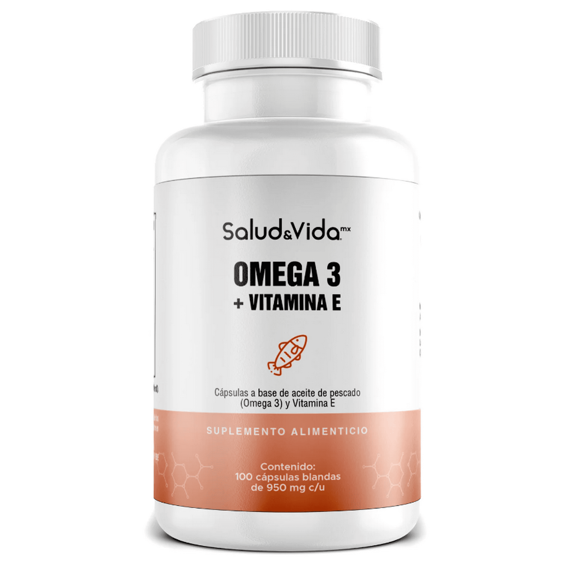 Suplemento Alimenticio S&V Omega 3 con Vitamina E 100 Cápsulas | Bodega ...
