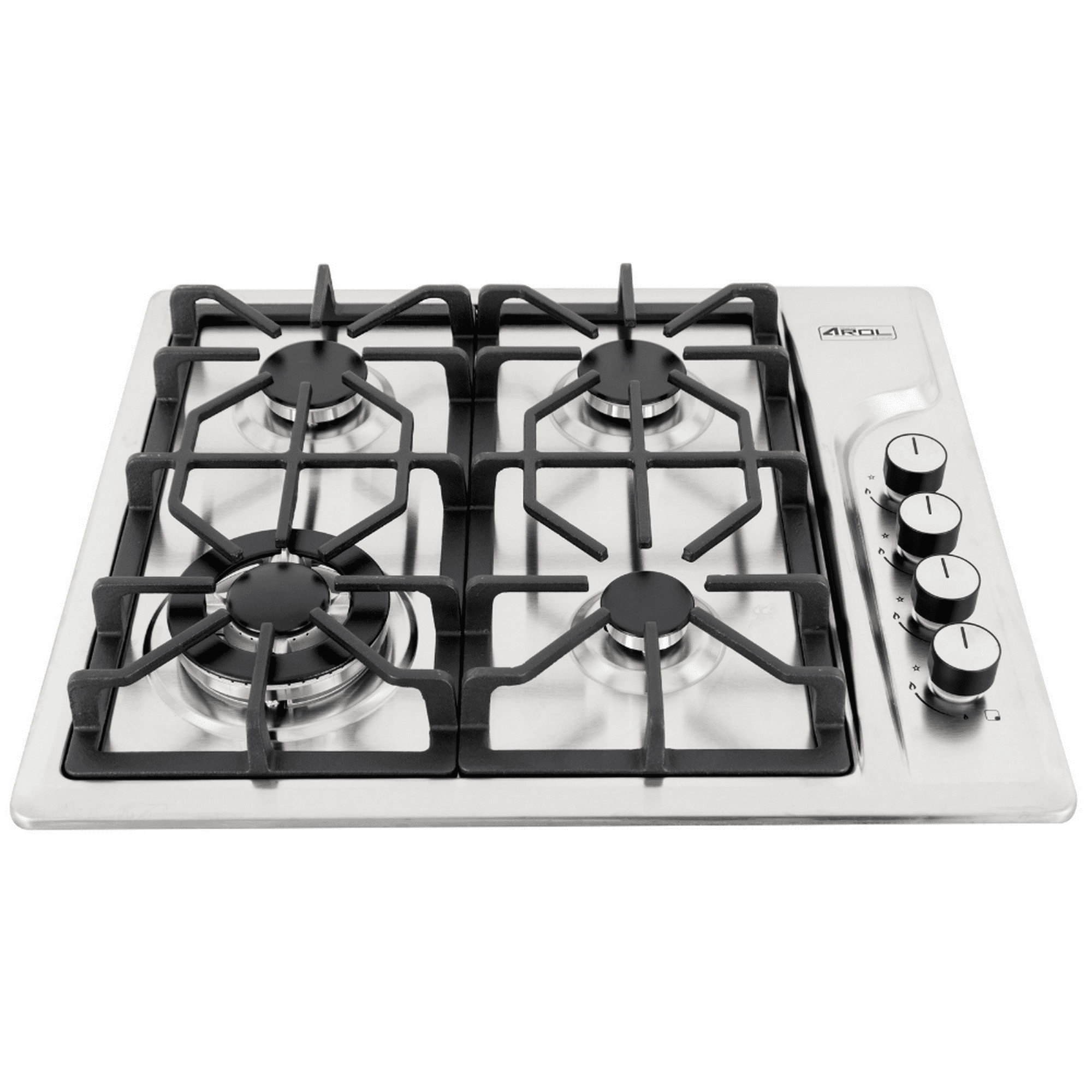 Parrilla de Gas 4 Quemadores Acero Inoxidable Empotrable de 59 cm (V2 ...