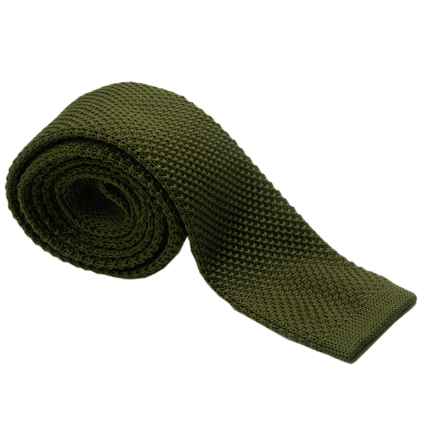 Corbata Tejida 100% Poliester 1.45 mts CHIC-FANTASY Verde CF006 ...
