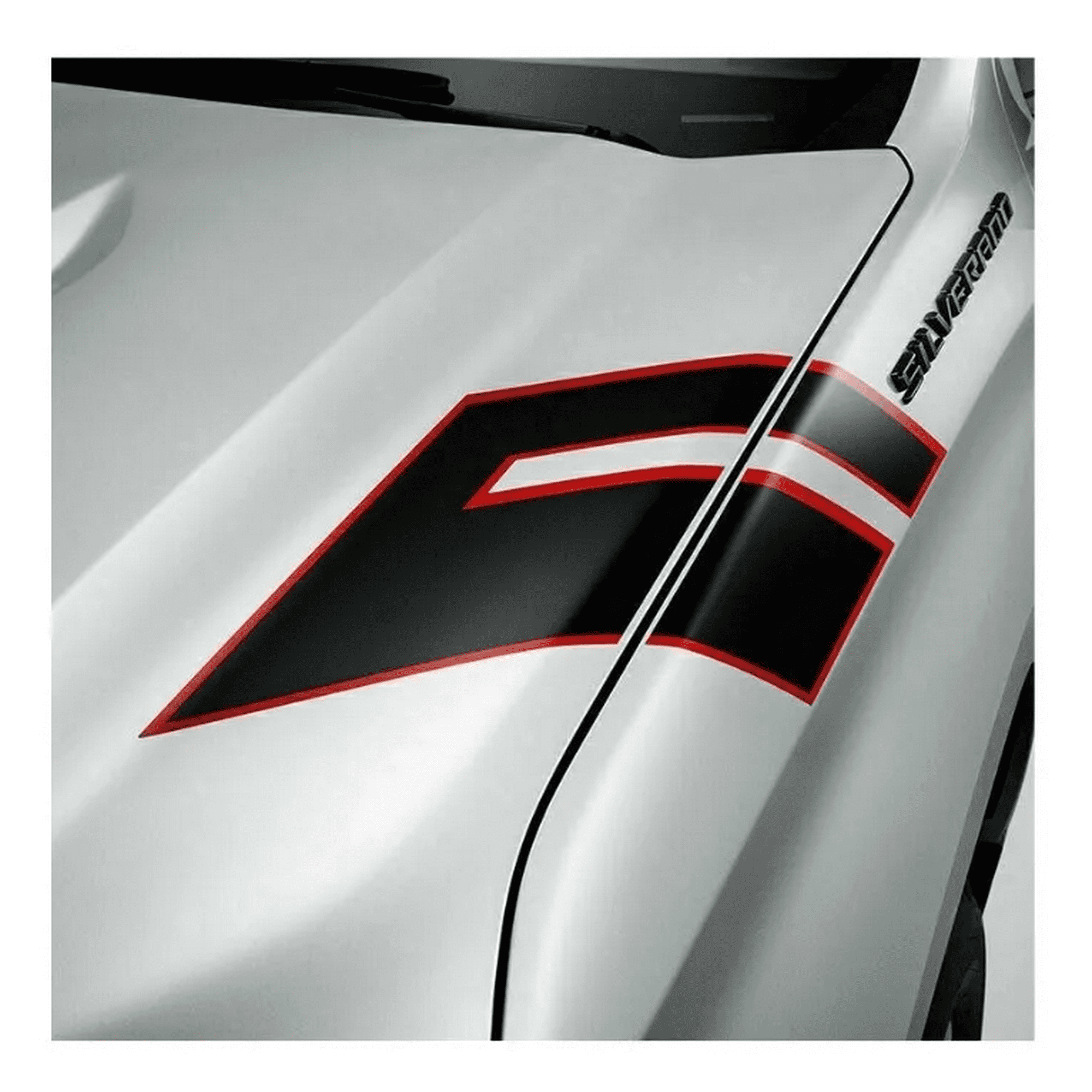 Letras Chevrolet Color Negro Para Puerta De Caja Silverado GM PARTS ...