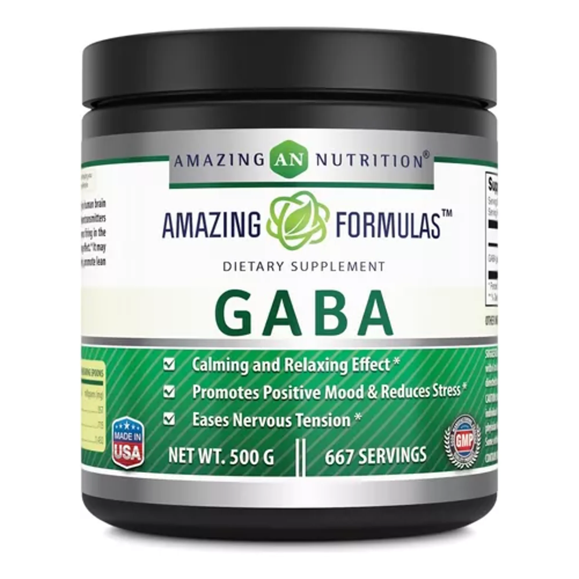 Amazing Formulas Gaba Powder 500 G 667 Servings | Walmart en línea