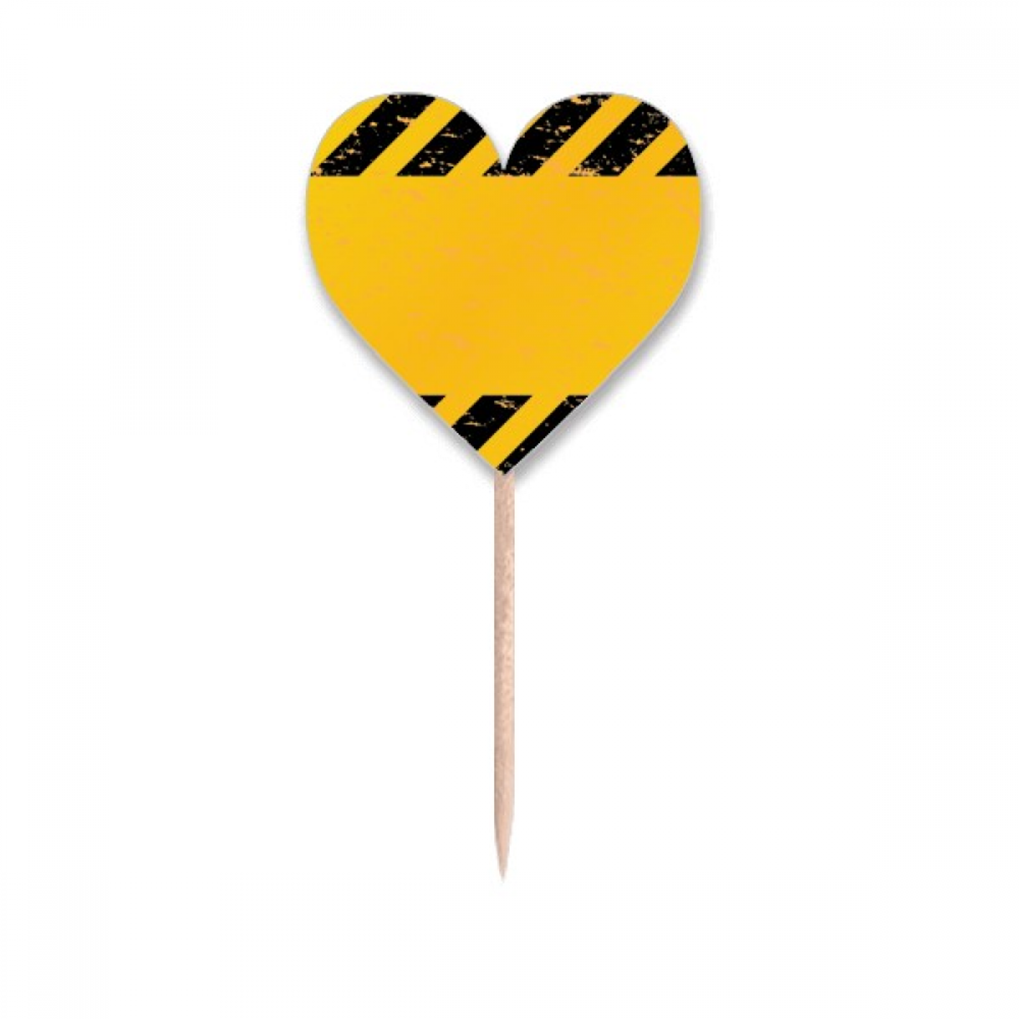 Logo negro y amarillo tiras auto en línea Etiqueta del corazón de la ...