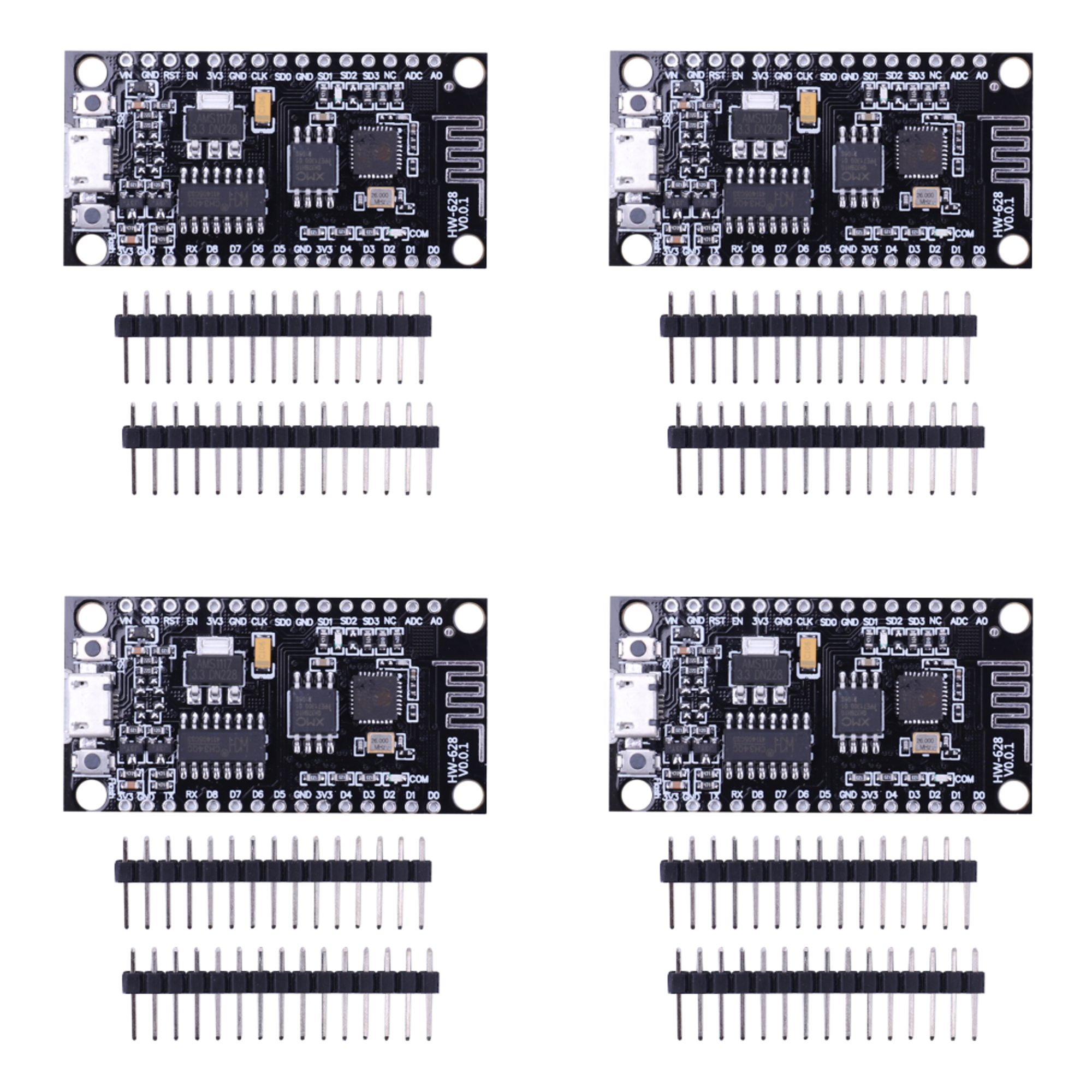ESP8266 Módulo WiFi 32MB CH340 con USB Serial para Arduino IO (ESP8266 ...