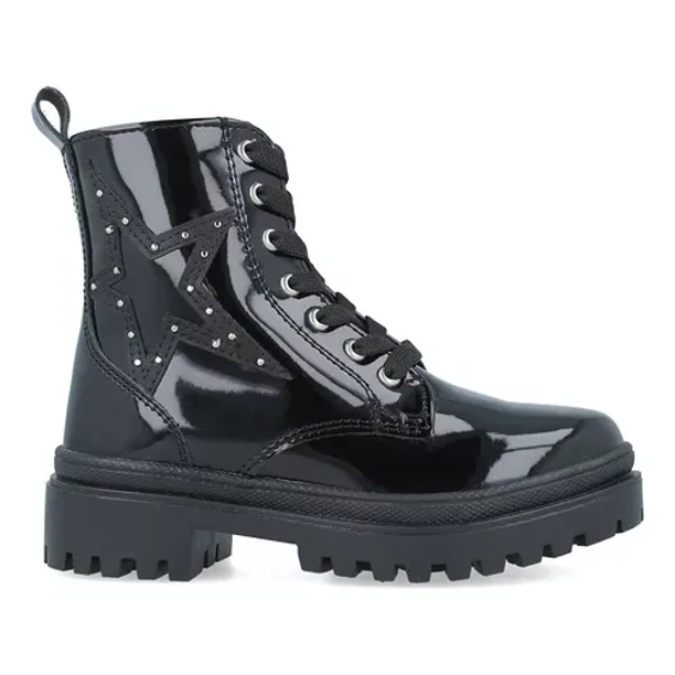 Botas Niña Charol Zapatos Negro Botines Zapakids | Walmart en línea