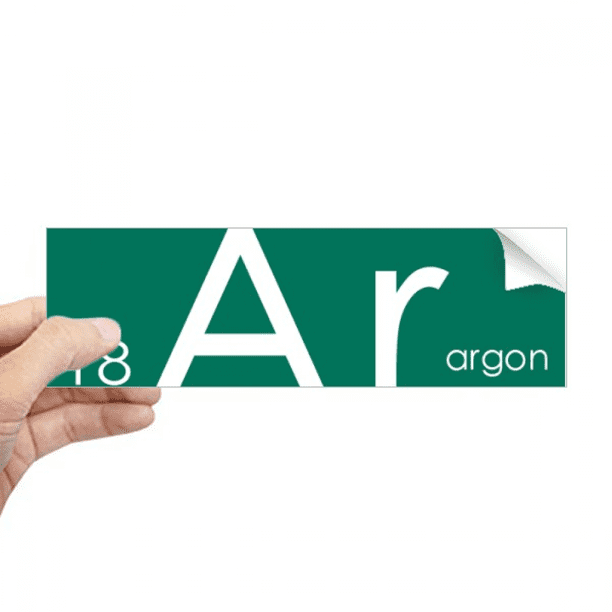 Quimica elementos periodo cuadro raro gas argon ar Rectángulo ...