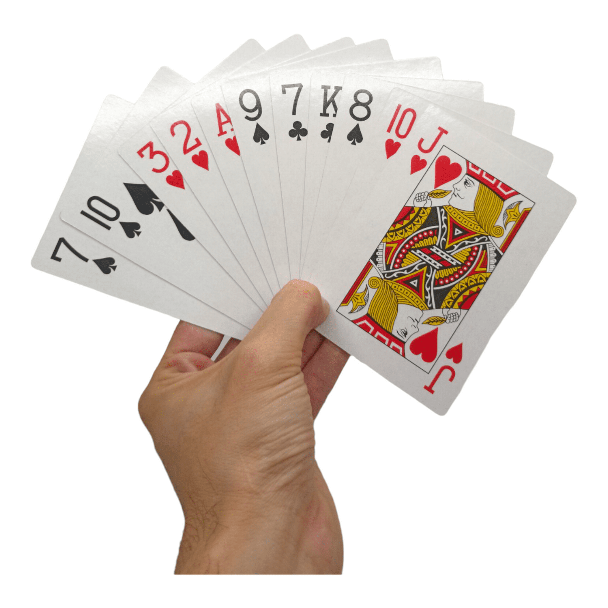 Baraja De Poker Tamaño Jumbo Cartas Premium De Plástico | Walmart en línea