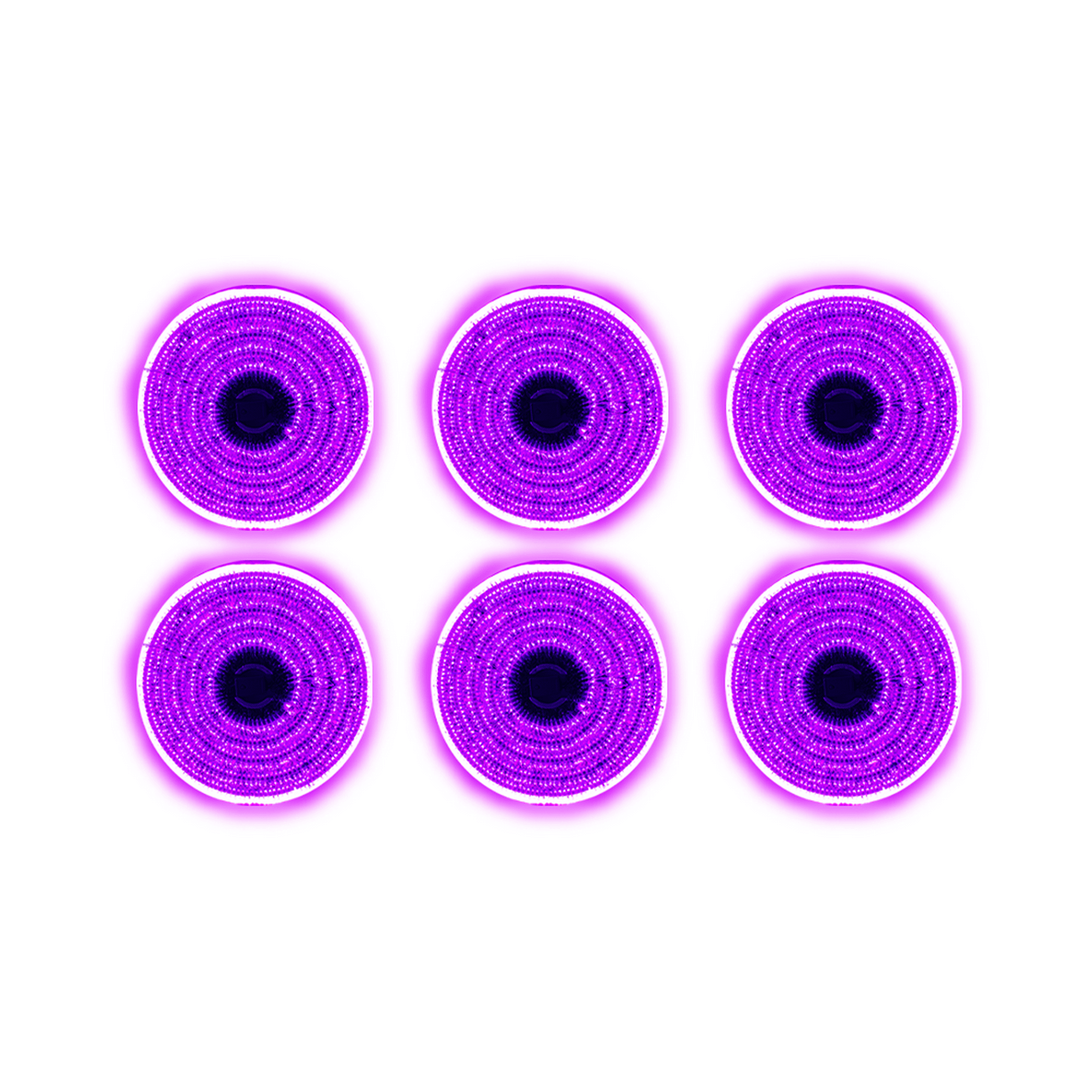 Serie Decorativa Paquete 6 Pz Luz Led Morada 500 Focos 8 Funciones ...