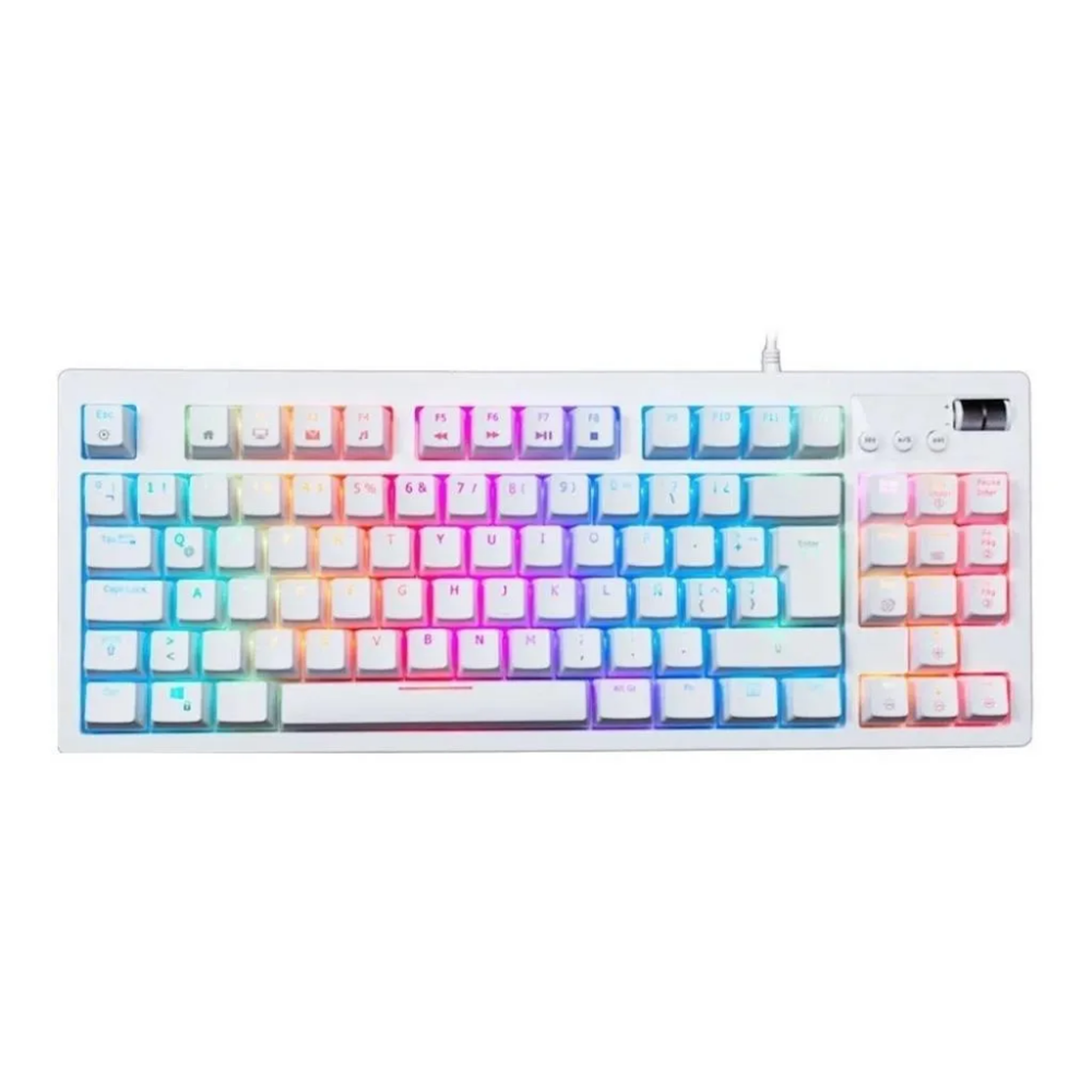 Teclado Quasar Blanco Qwerty Outemu Marron VGA025 VSG Quasar | Walmart ...