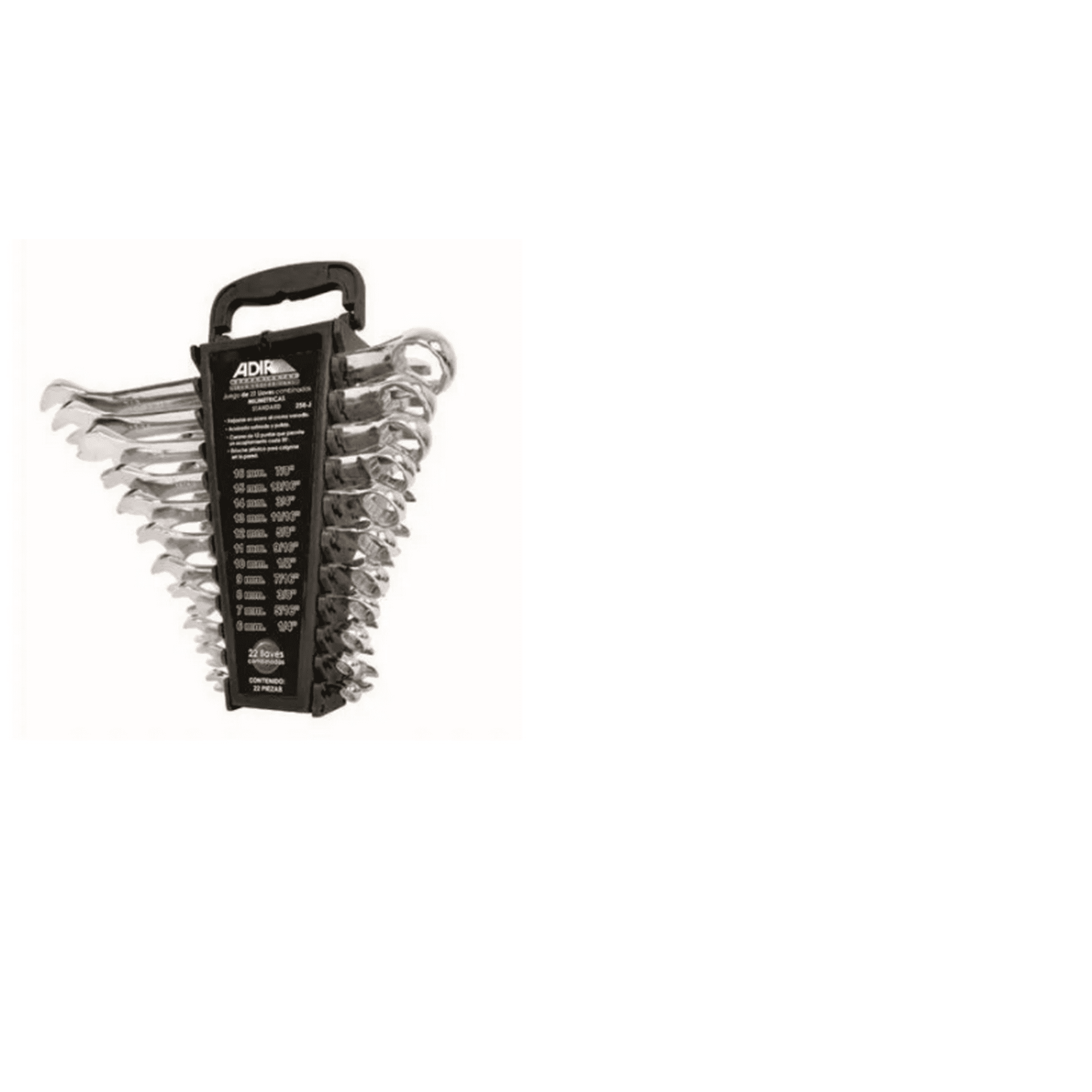 Juego de 22 Llaves Combinadas ADIR ESTANDAR MILIMETRICA | Walmart en línea
