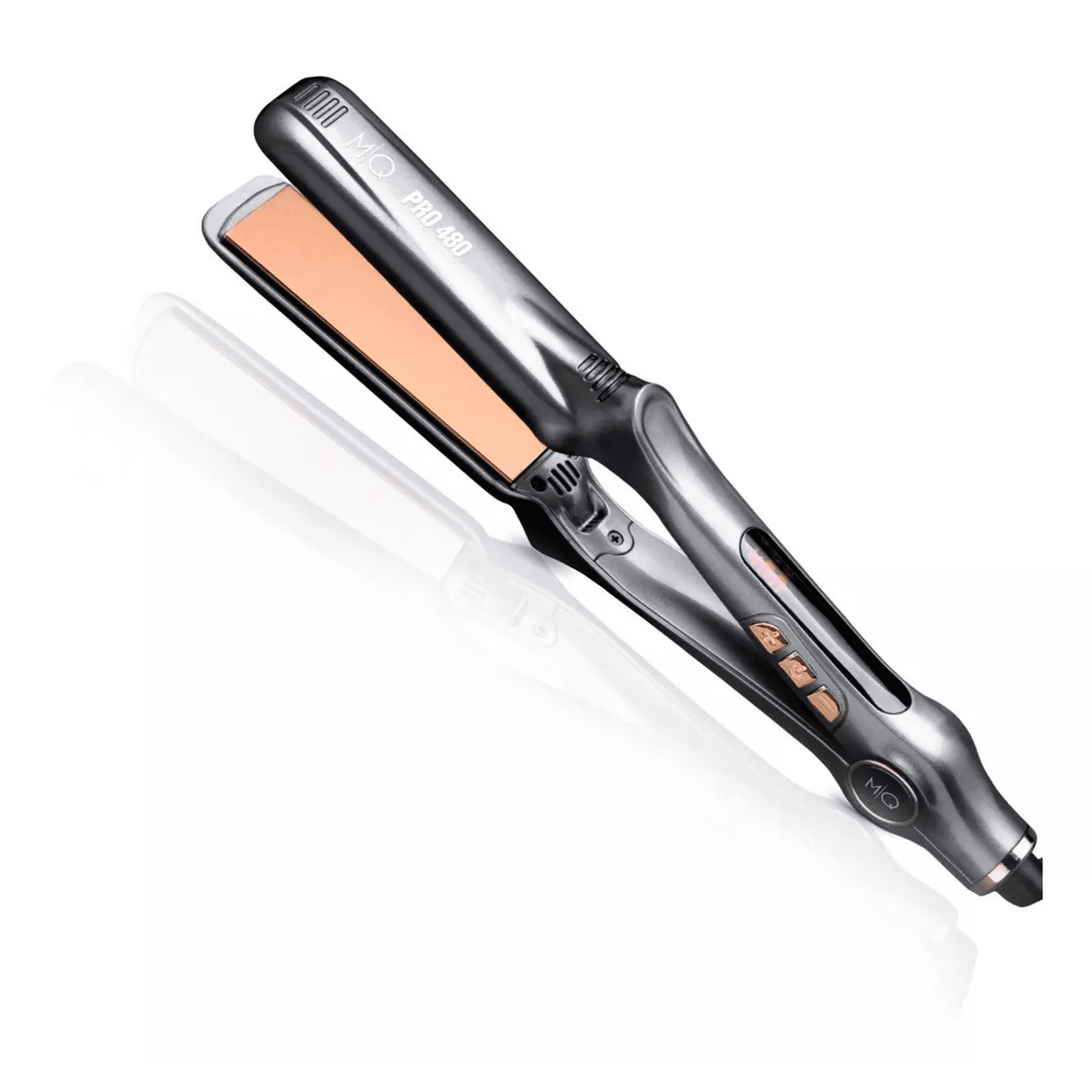 Plancha De Cabello Titanium Mq Pro 480 Bi Voltaje Color Gris | Walmart ...