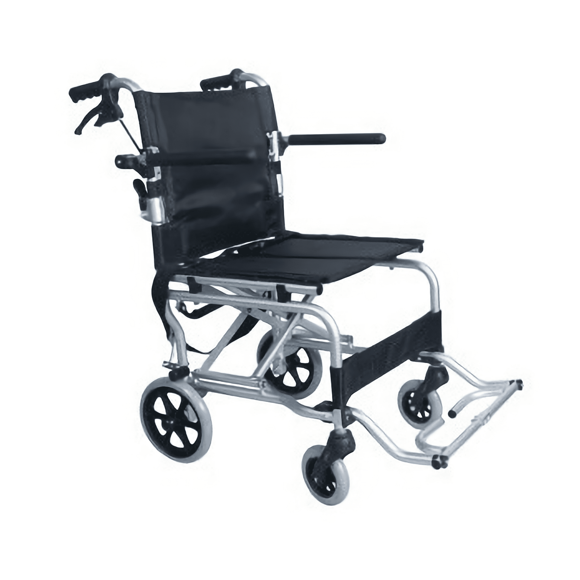 Silla De Ruedas De Traslado Portátil De Aluminio Con Maletín Super ...