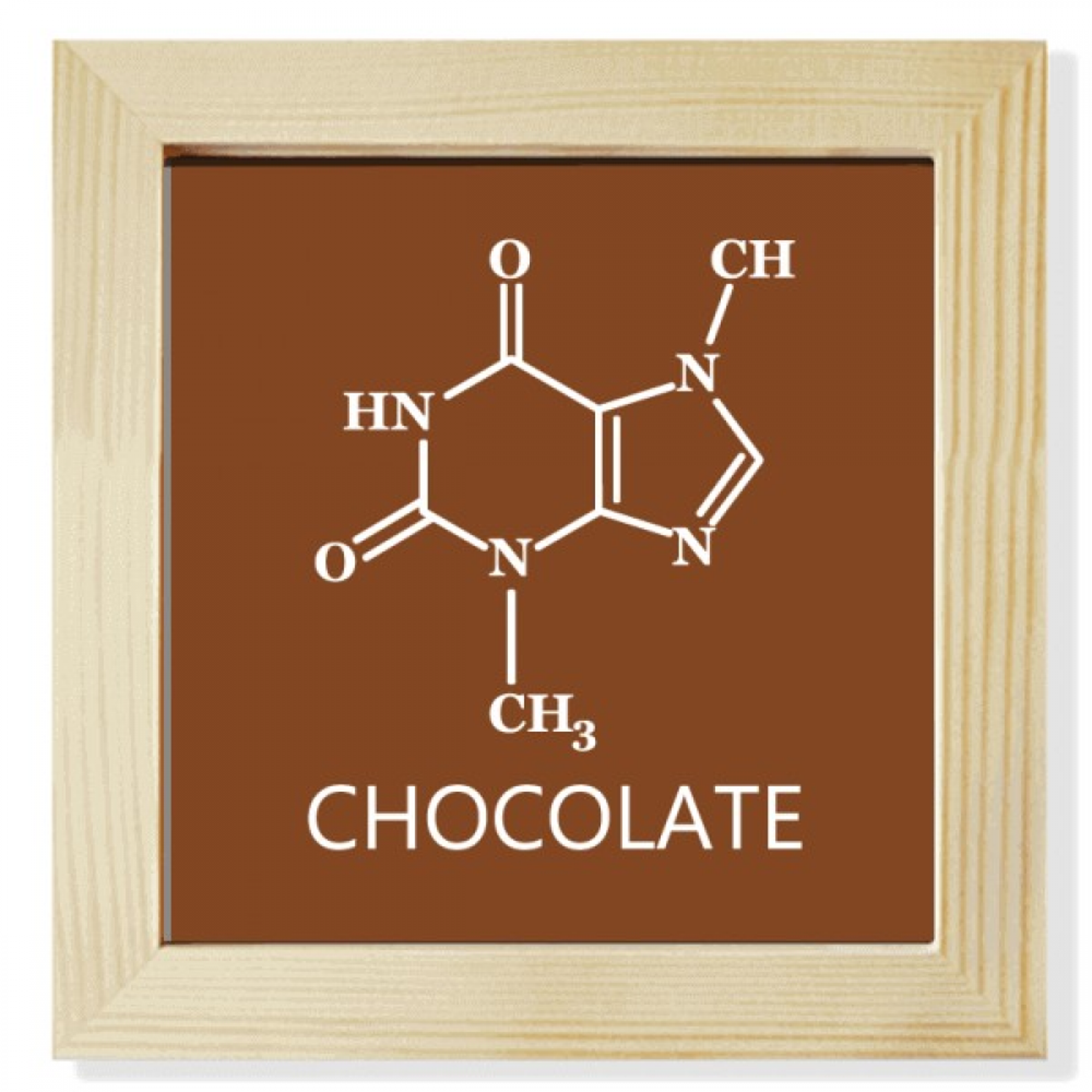 Chemical Molecular Structure chocolate Pantalla de escritorio de pared ...