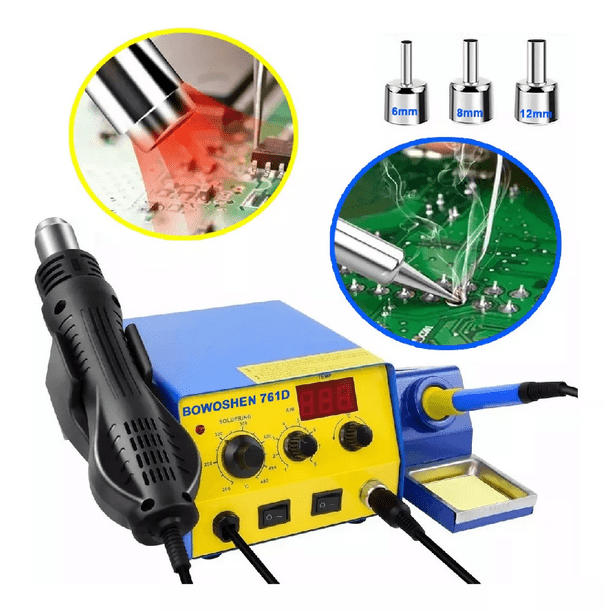 Estación De Soldadura 2 En 1 Con Pistola De Calor Y Cautín | Walmart en línea