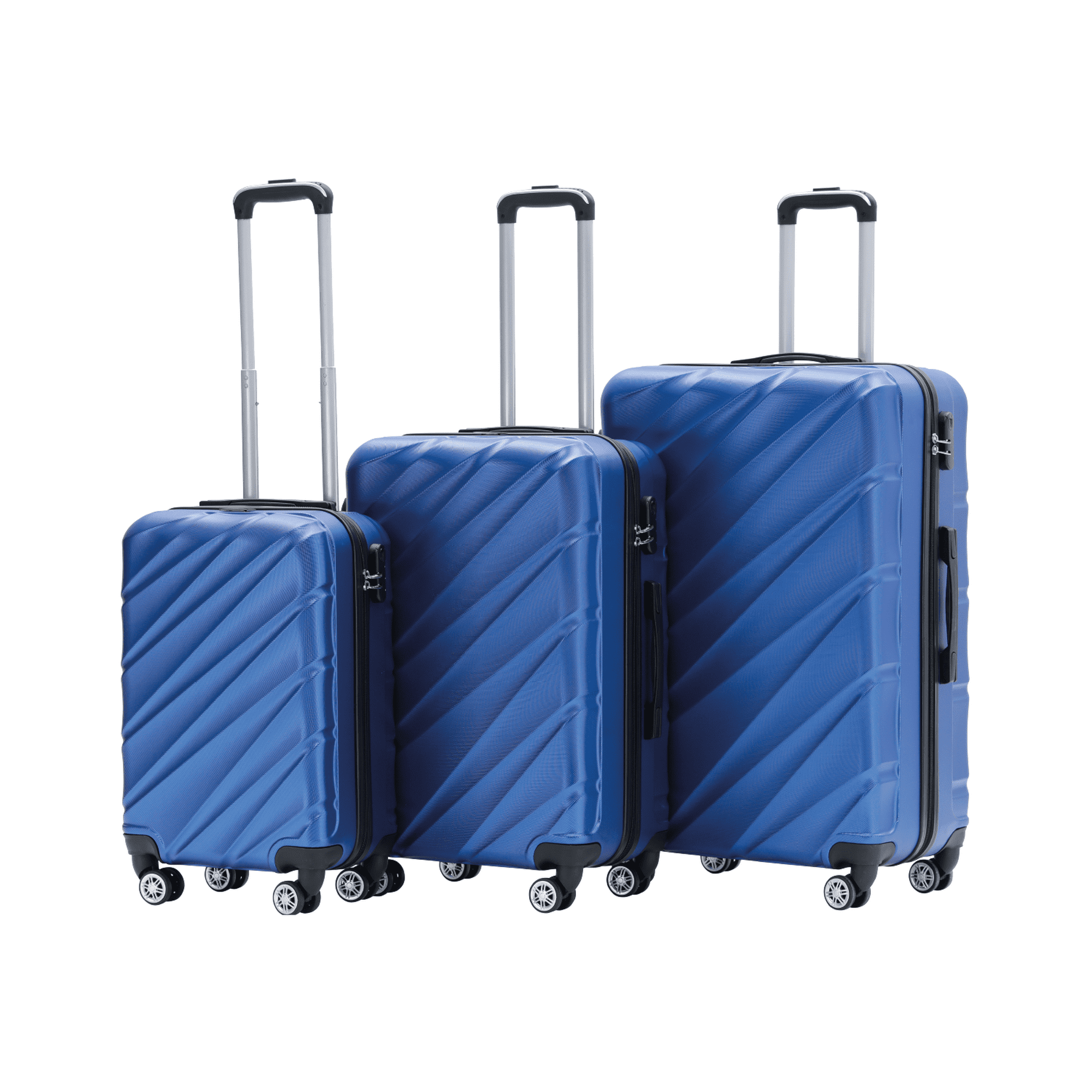 Set 3 Maletas Rigidas Rueda Doble Equipaje 20, 24 Y 28 In 04 | Walmart ...