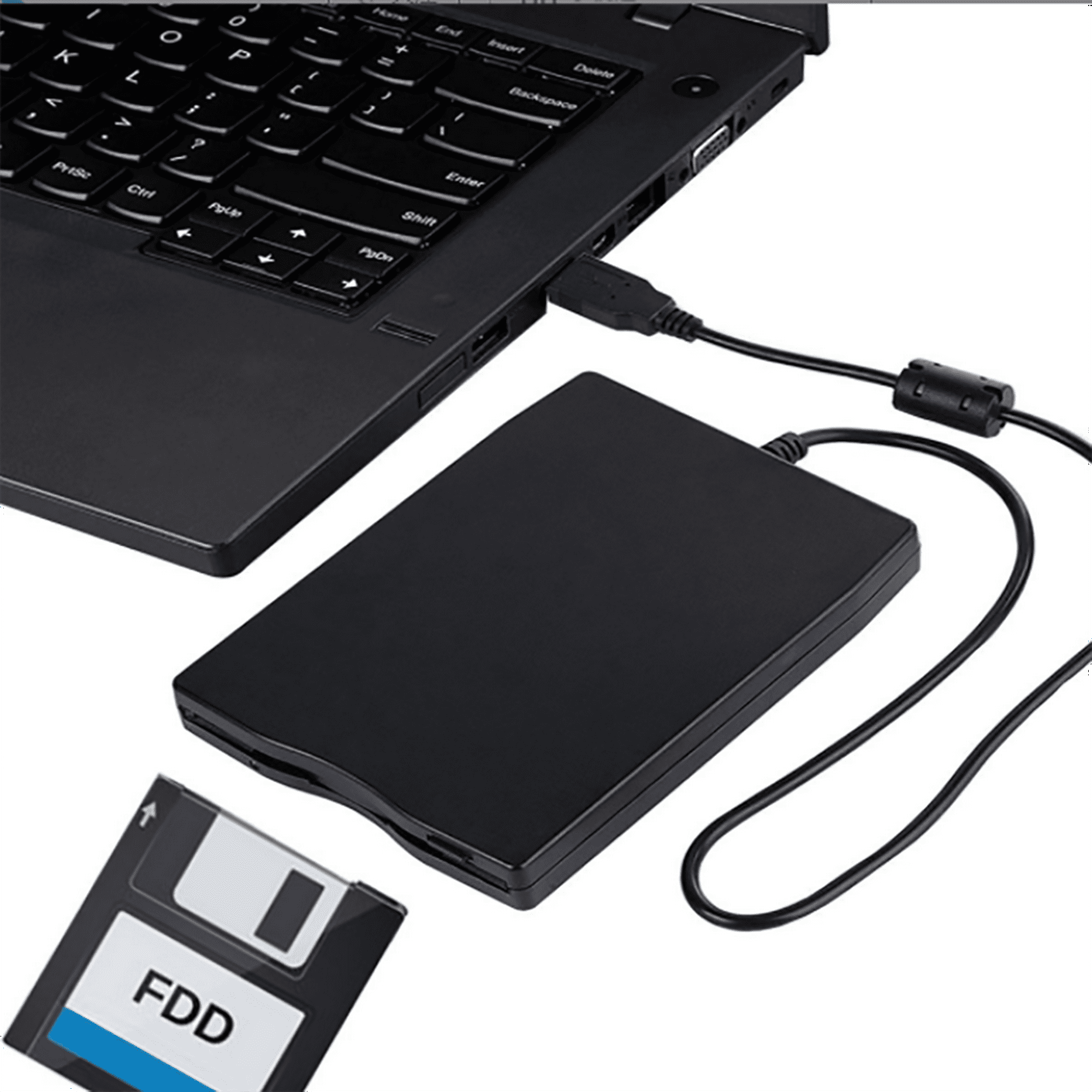 Unidad de disquete USB, unidad de disquete externa USB Unidad FDD Slim ...