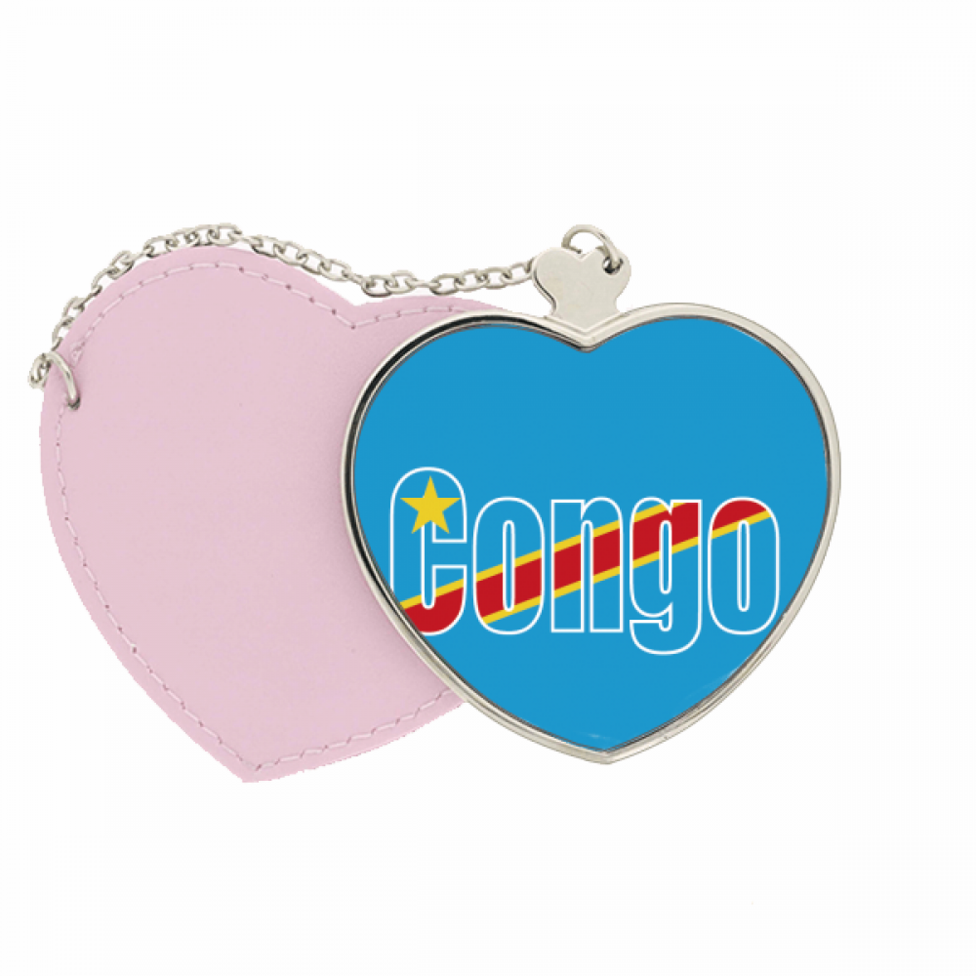 Nombre de la bandera nacional del Congo Bolsa de viaje Mirror ...